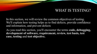 What is the testing ? | PPTX | Standardized Testing | Educational ...