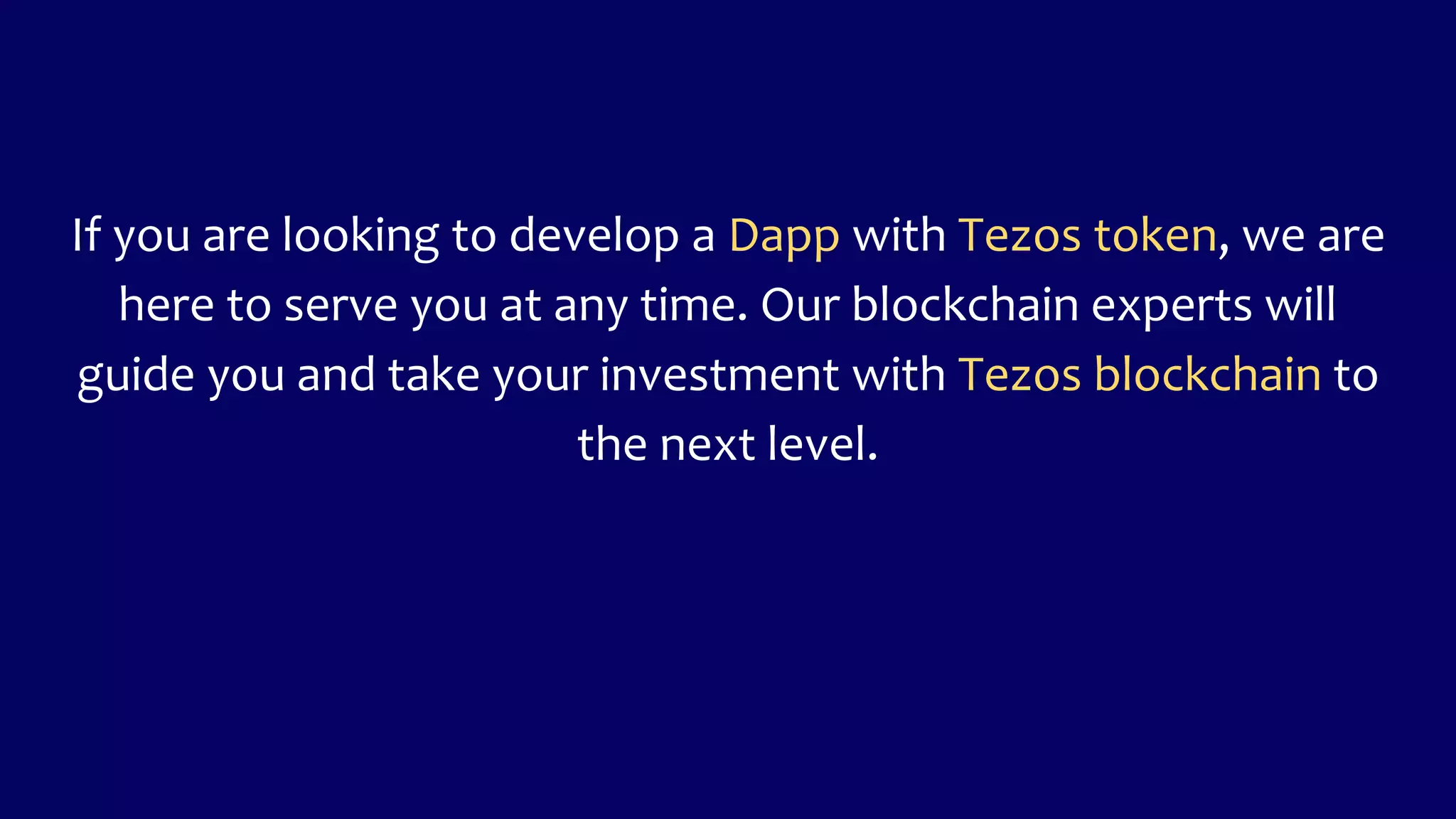 What is Tezos Blockchain? | PPT