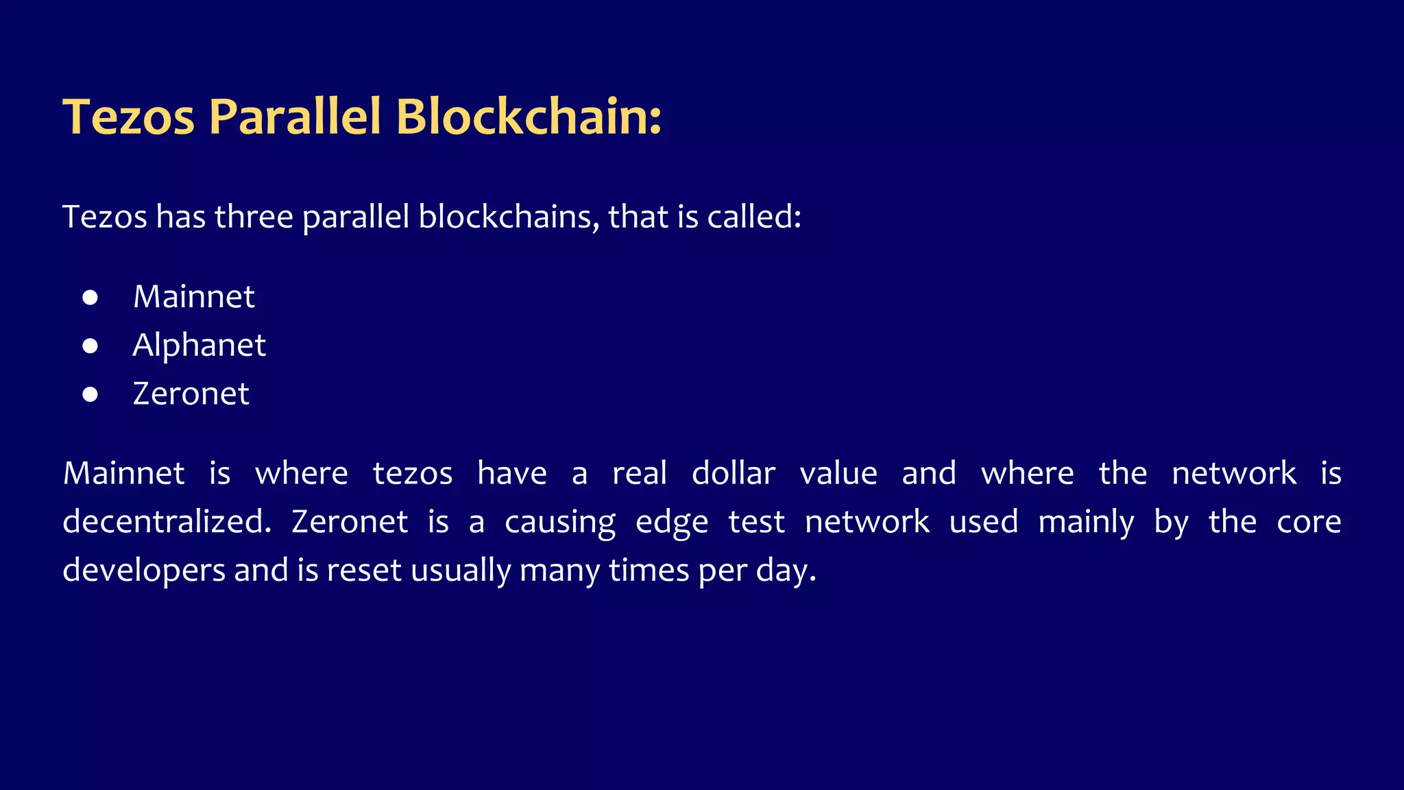 What is Tezos Blockchain? | PPT | Free Download
