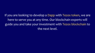 What is Tezos Blockchain? | PPT | Free Download