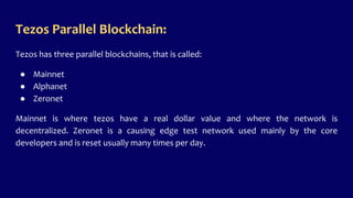 What is Tezos Blockchain? | PPT | Free Download