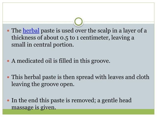 What is Thalapothichil Ayurvedic Treatment? | PPTX