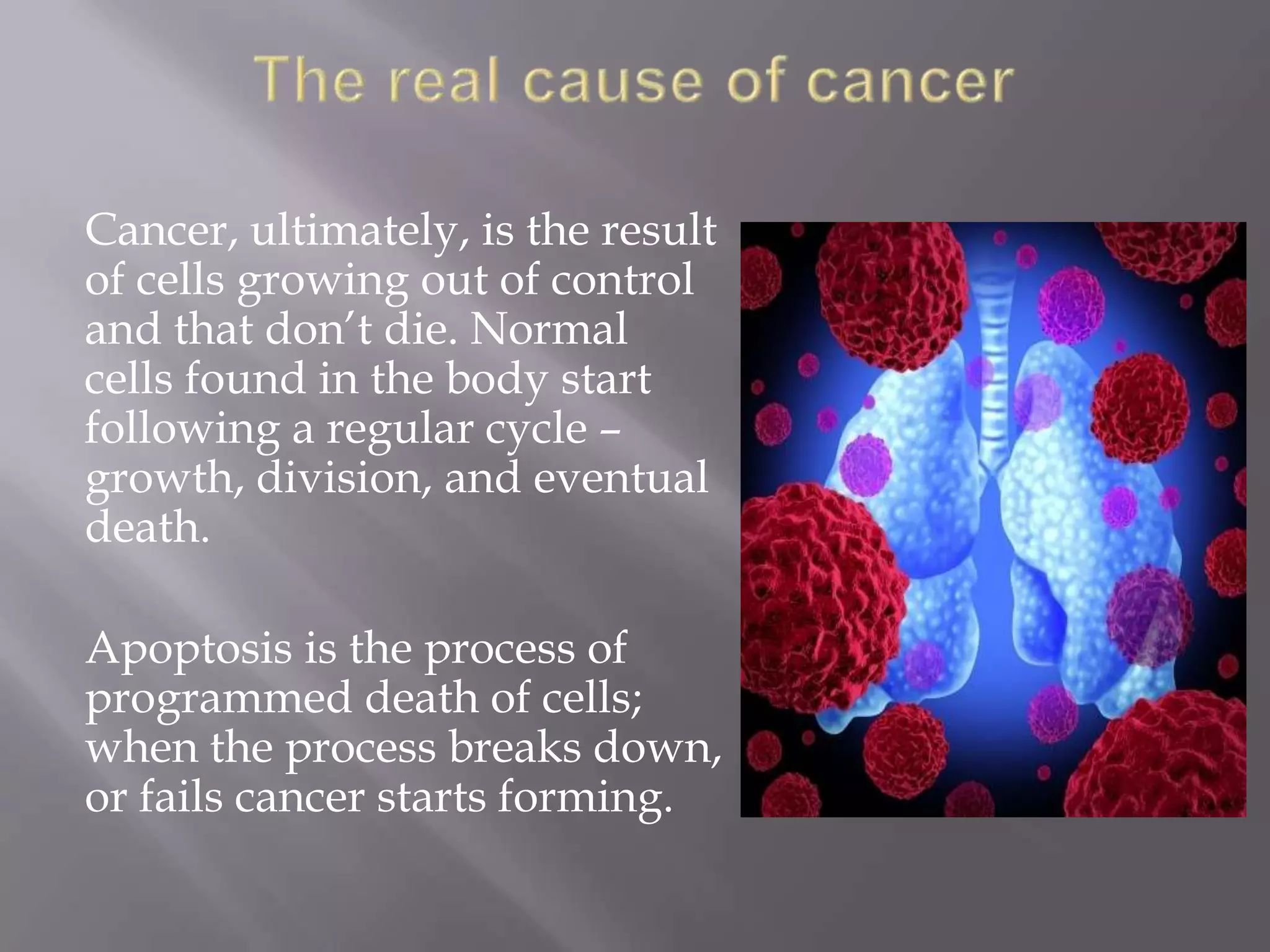 What is that causes cancer | PPTX