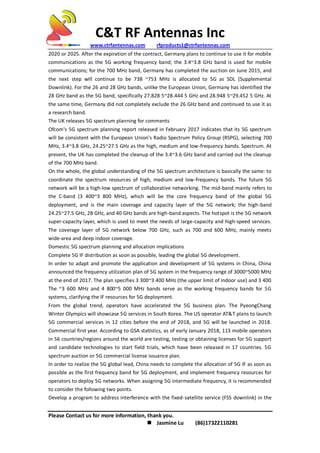 What is the 5G Spectrum - C&T RF Antennas Inc | PDF