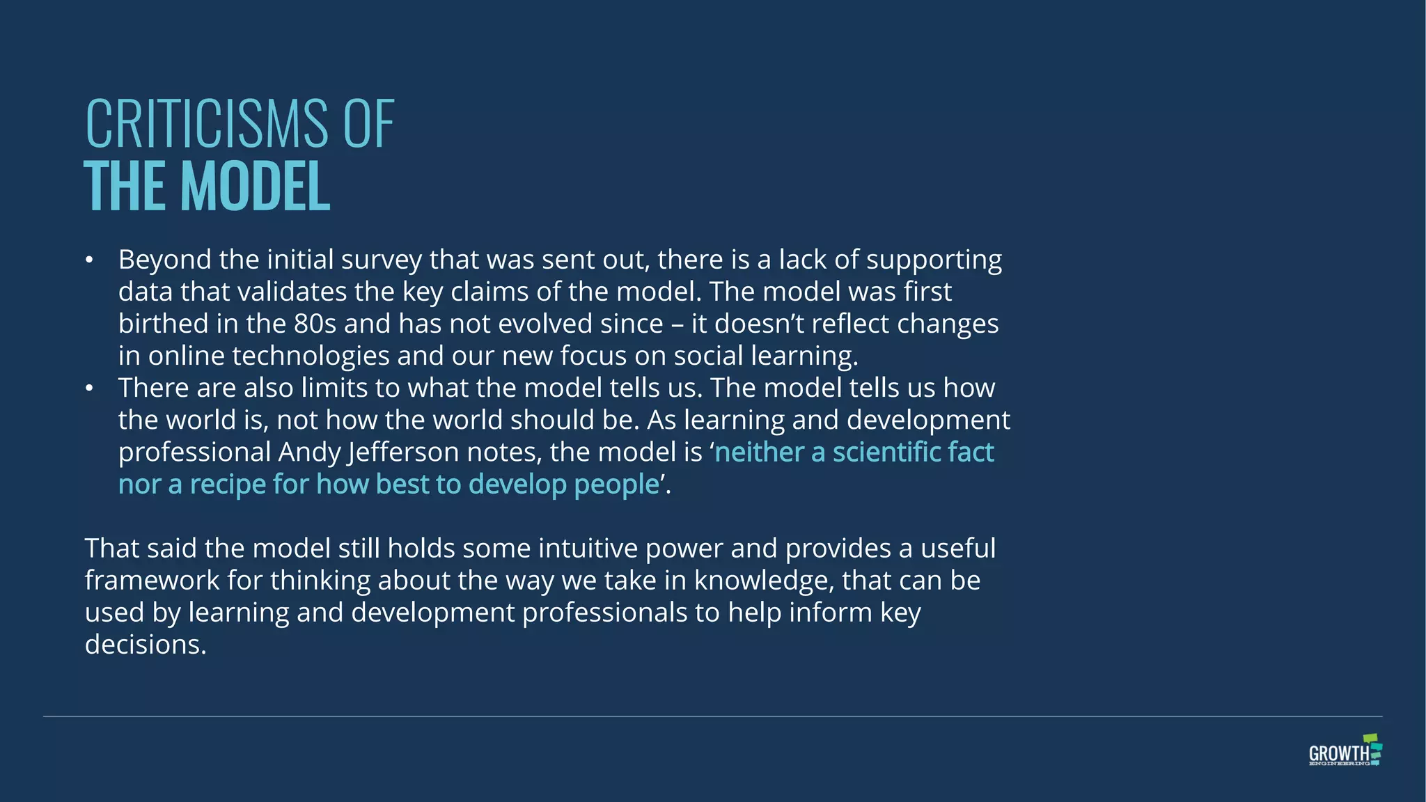 What is the 70/20/10 Model? | PDF