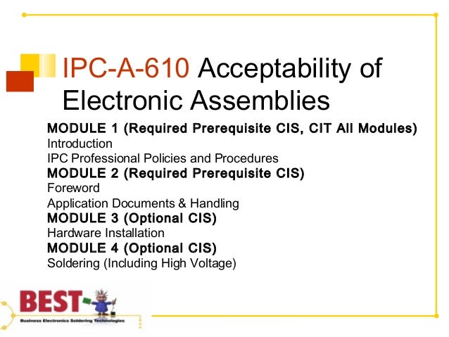 What is the IPC A-610 Certification Program