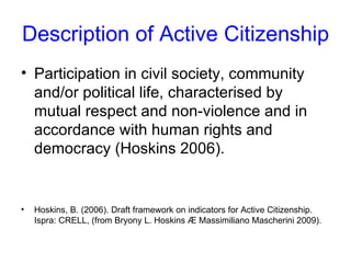 What Is Active Citizenship | PPT