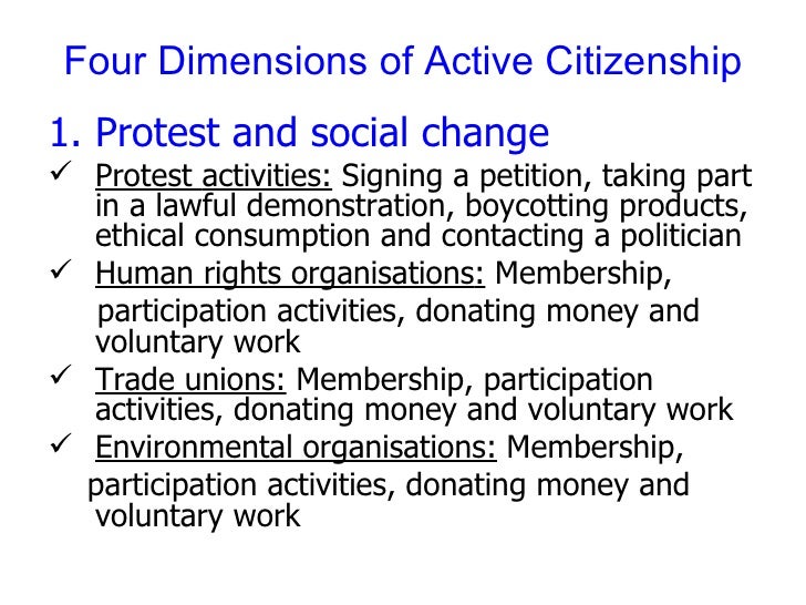 What Is Active Citizenship