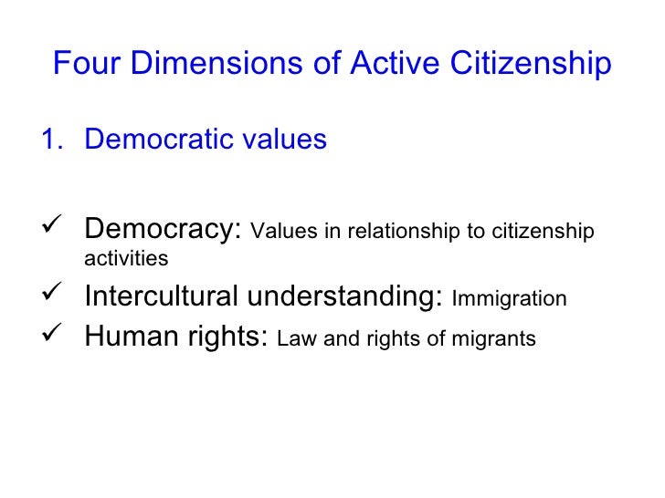 What Is Active Citizenship