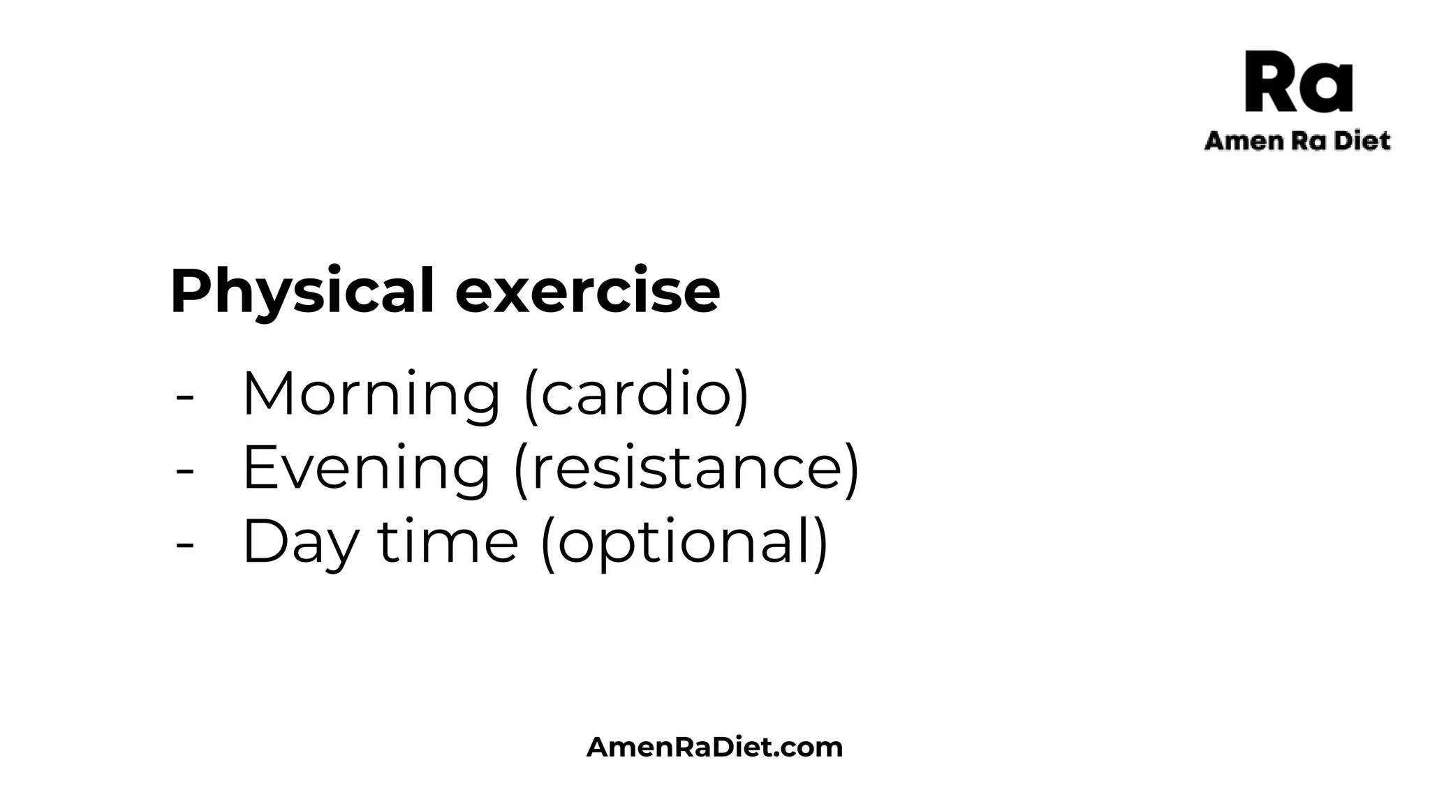 Amen Ra Diet: What The Amen Regimen Is And How It Works | PPTX