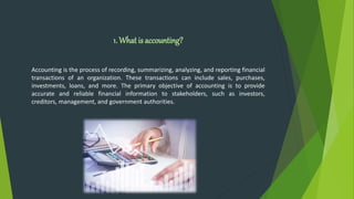 What is the Basics of Accounting | PPT