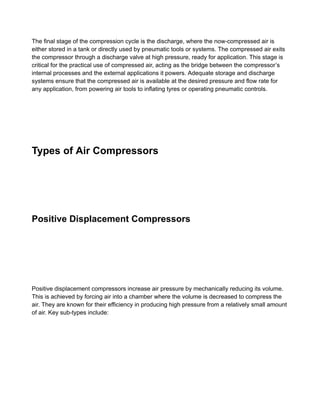 What Is the Basic Working Principle of an Air Compressor_.pdf | Home ...