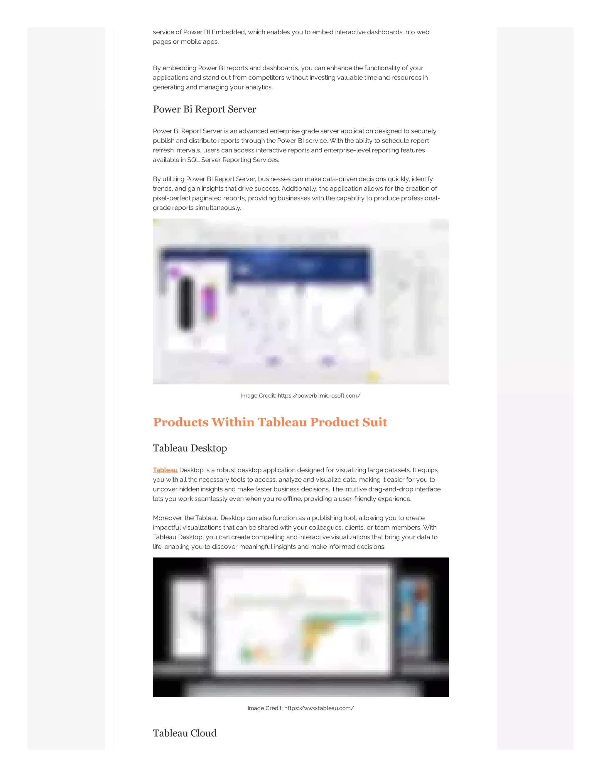 What is the Best Data Visualization Tool: Power BI or Tableau? | PDF