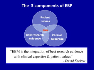 What is the best evidence in medicine? | PPTX