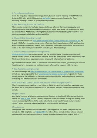 What Is the Best Recording Format & How to Record in It.docx