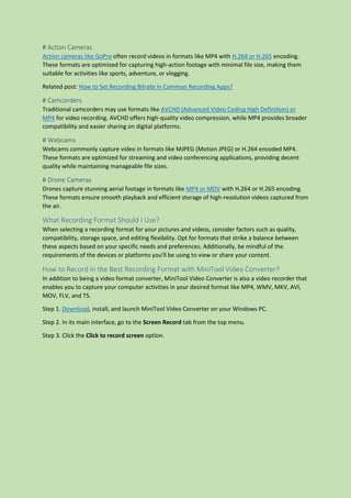 What Is the Best Recording Format & How to Record in It.docx