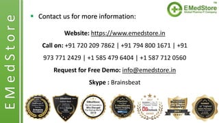 What is the best software for pharmacy store stock management and billing | PPTX