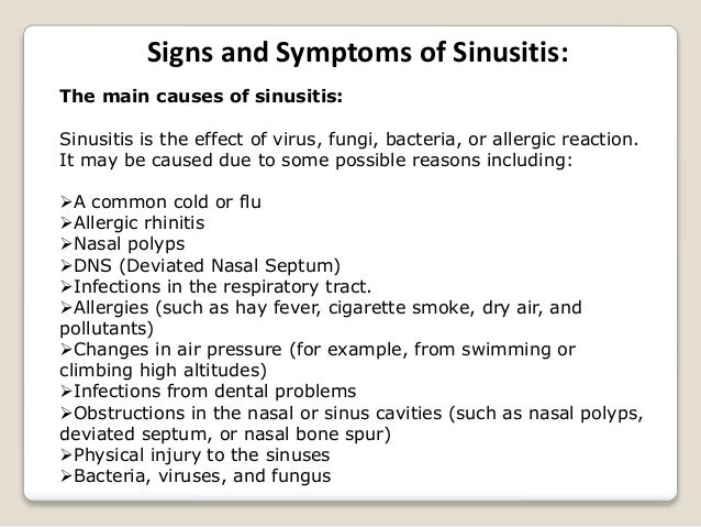 What is the best treatment for sinusitis? | PPT