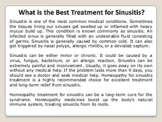 What is the Best Treatment for Sinusitis.pptx