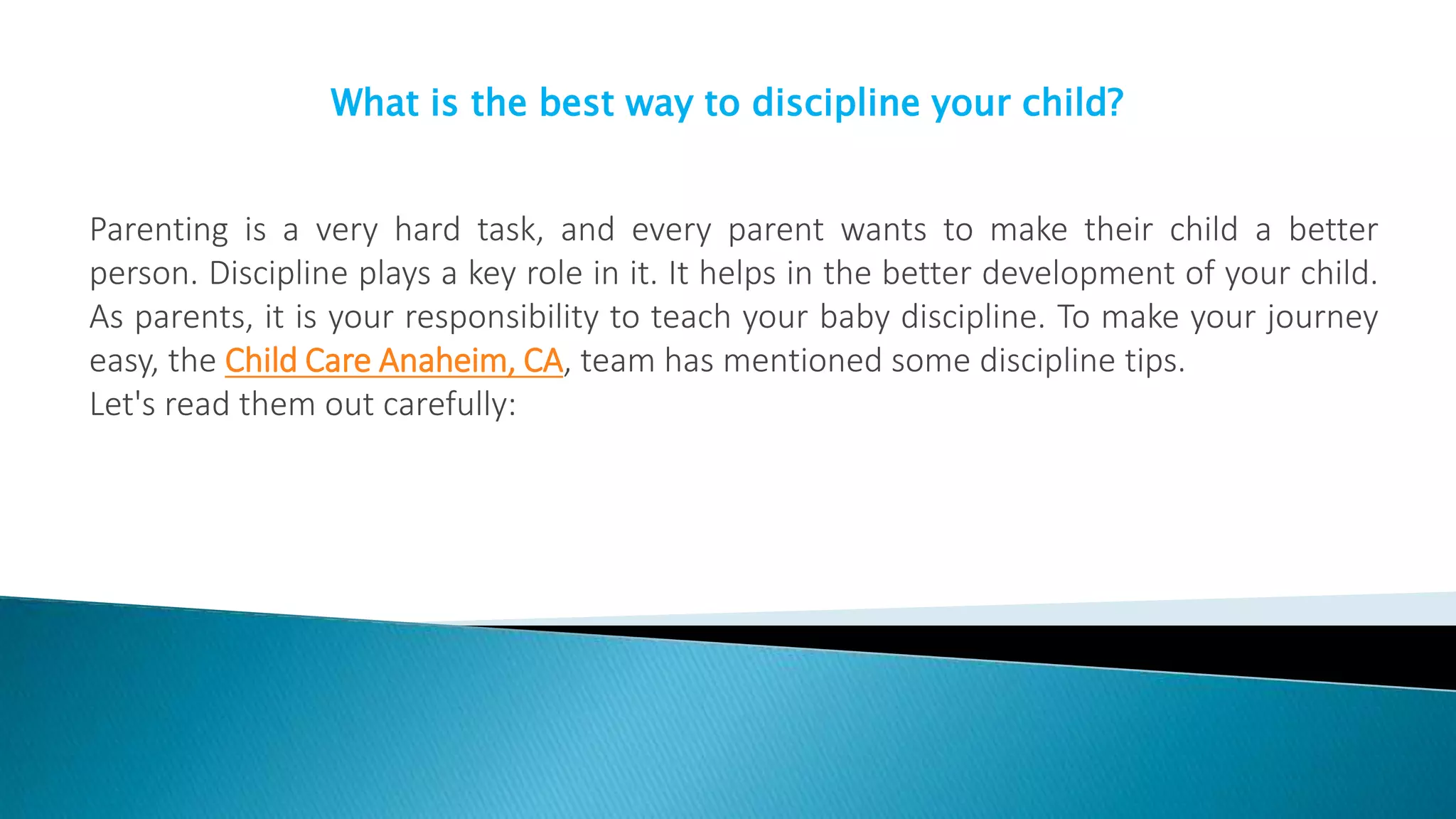 What is the best way to discipline your child.pptx