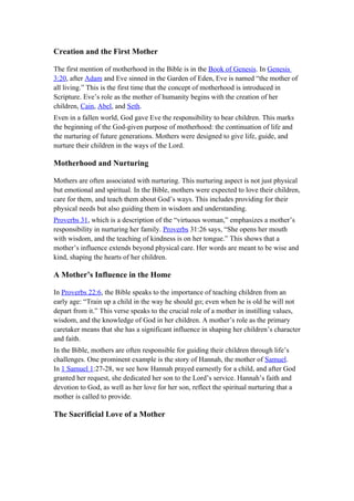 What Is the Biblical Definition of a Mother.docx