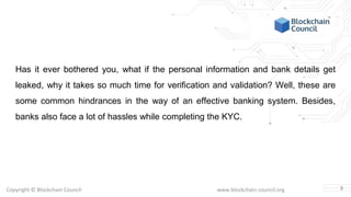 What Is The Blockchain kyc solutions | PPTX