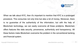 What Is The Blockchain kyc solutions | PPTX