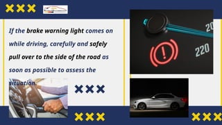 What is the brake system warning on a Mini Cooper | PPTX