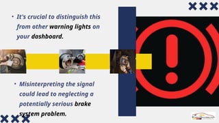 What is the brake system warning on a Mini Cooper | PPTX