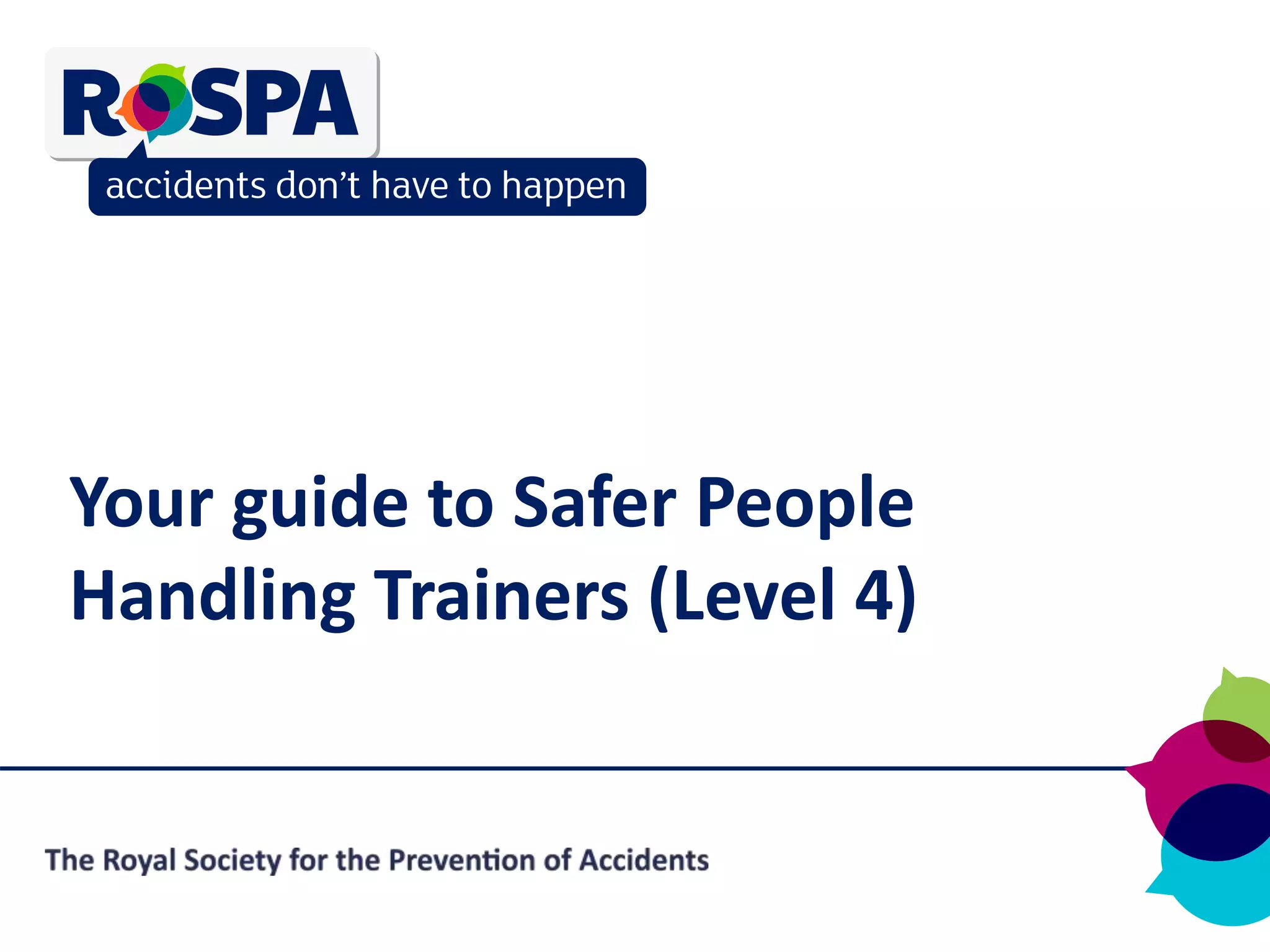 What is the RosQual Safer People Handling Course? | PPTX | Physical ...