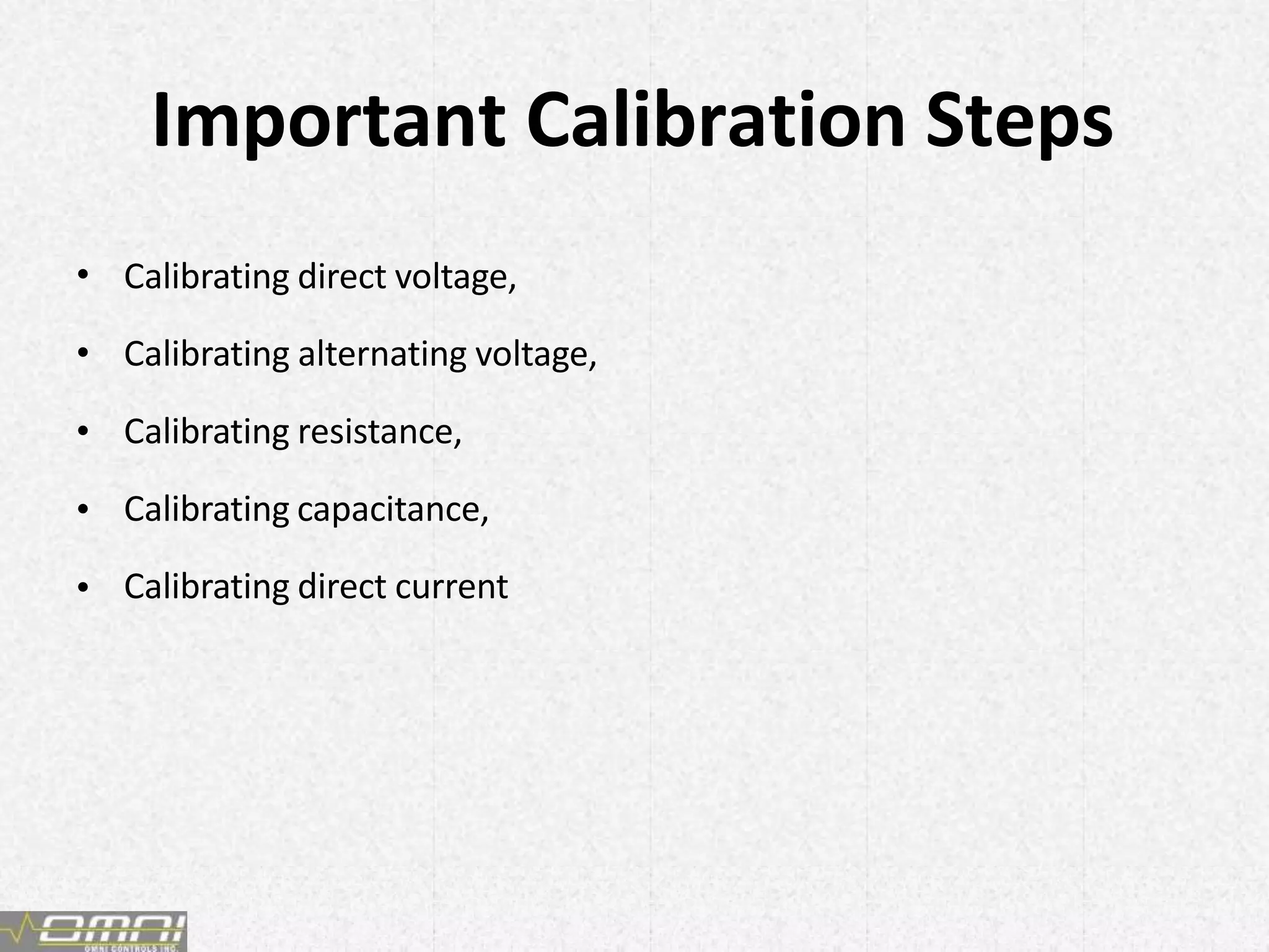 What is the calibration process for a Digital Multimeter.pptx