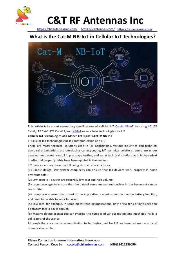 What is the Cat-M NB-IoT in Cellular IoT Technologies.pdf