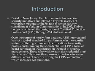 What is the Certified Protection Professional (CPP) Designation? | PPT