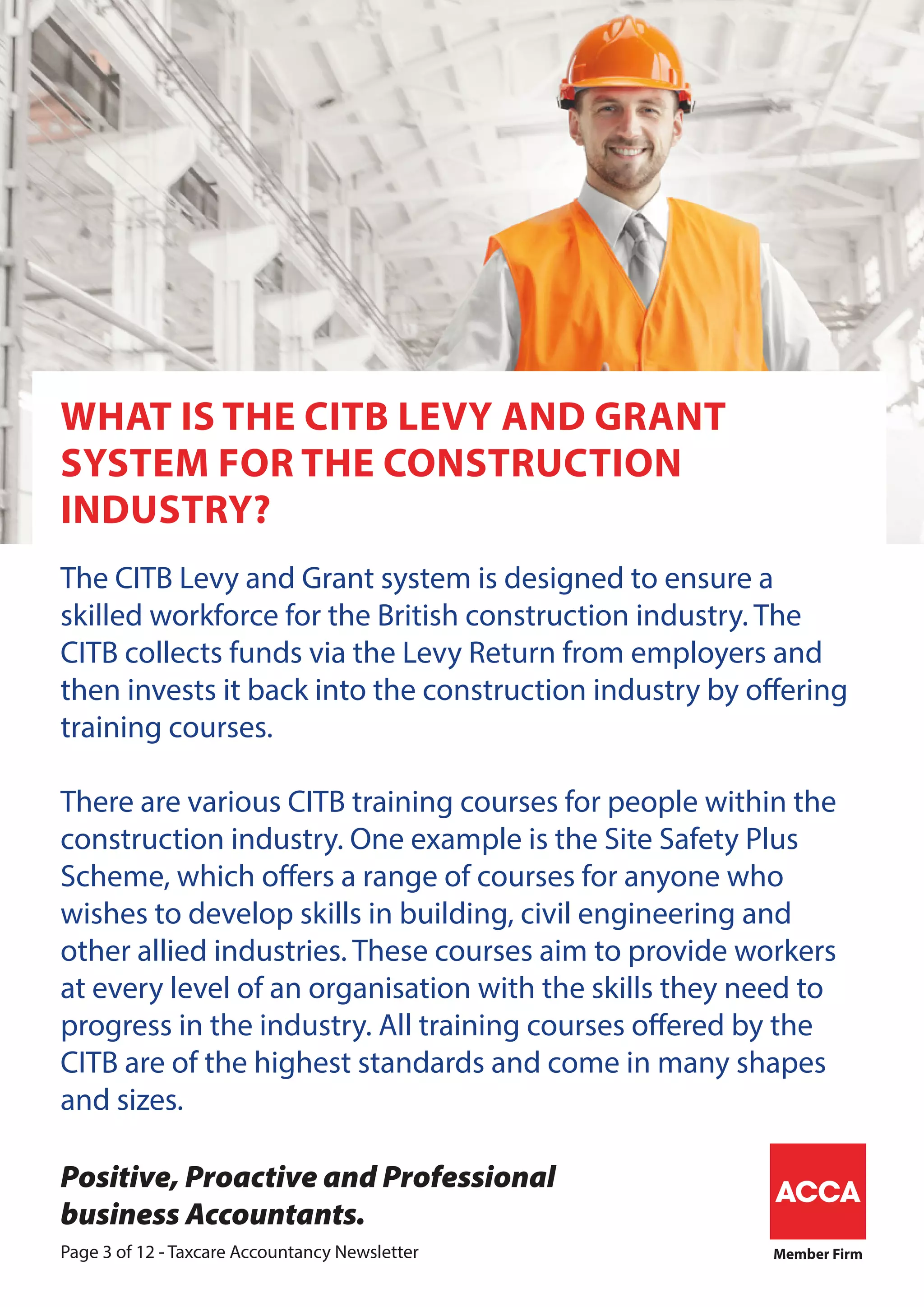 What is the citb levy for construction industry organisations? | PDF