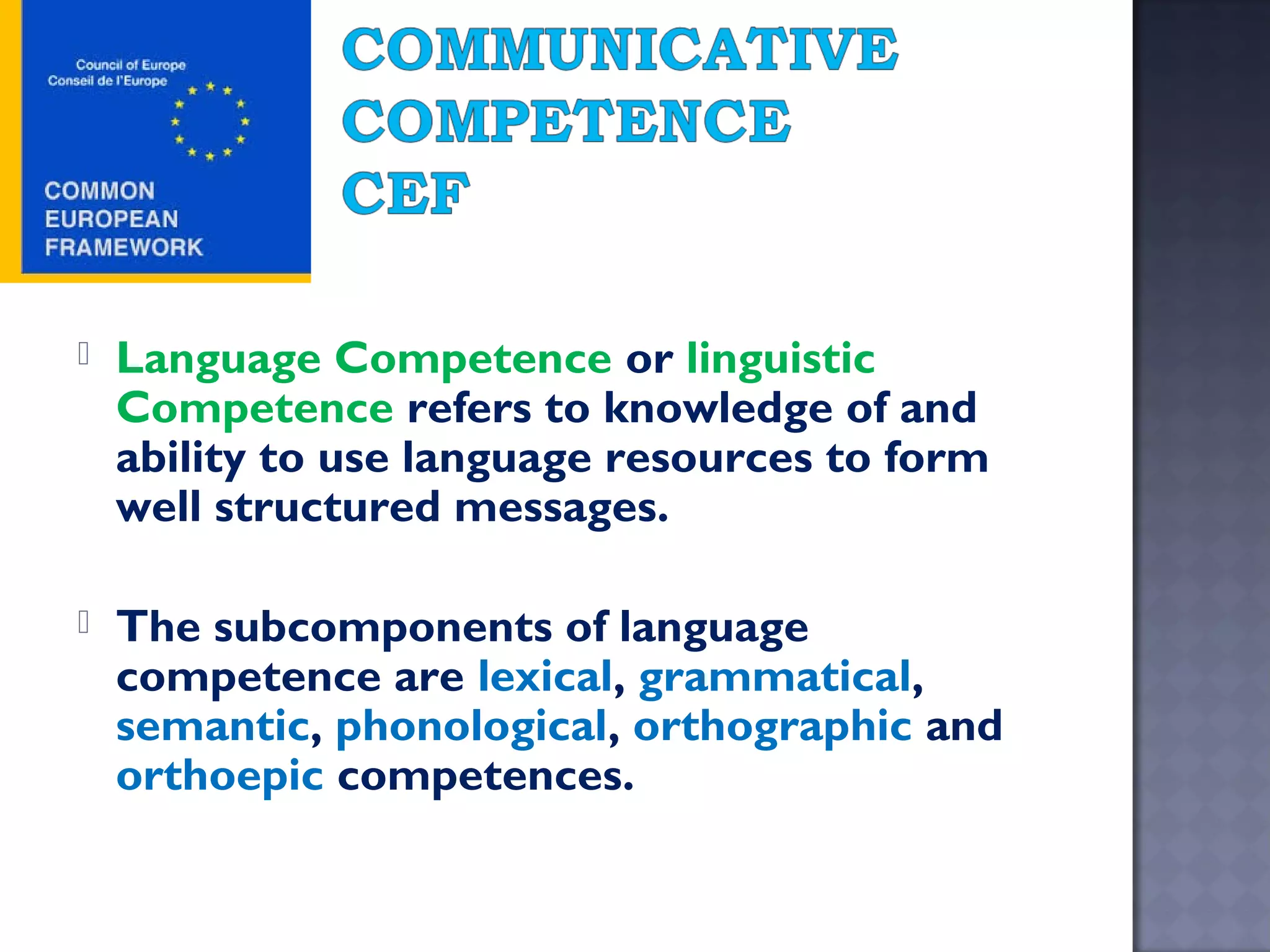 Communicative Competence | PPT