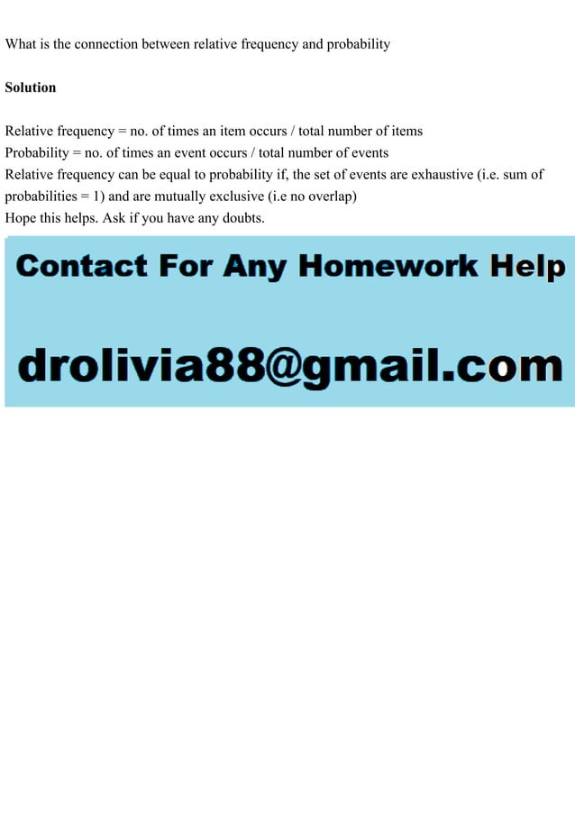 What is the connection between relative frequency and probability.pdf