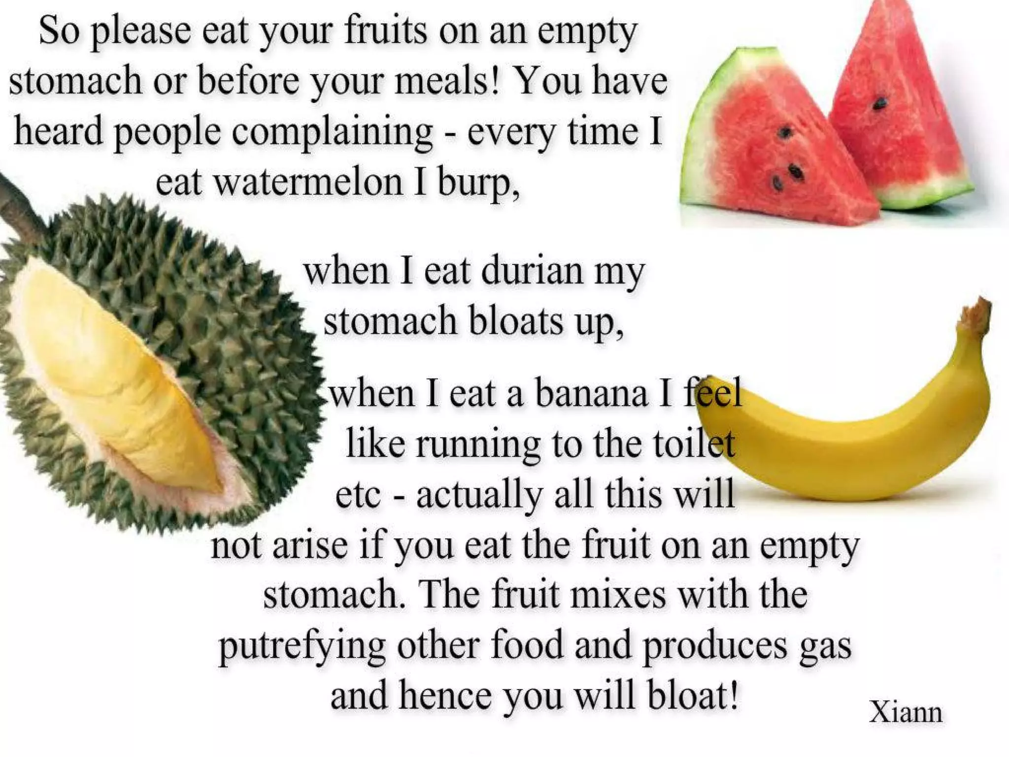 What is the correct way of eating fruits | PPT