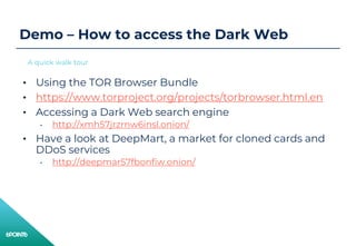 Demystifying the Dark Web | PPTX