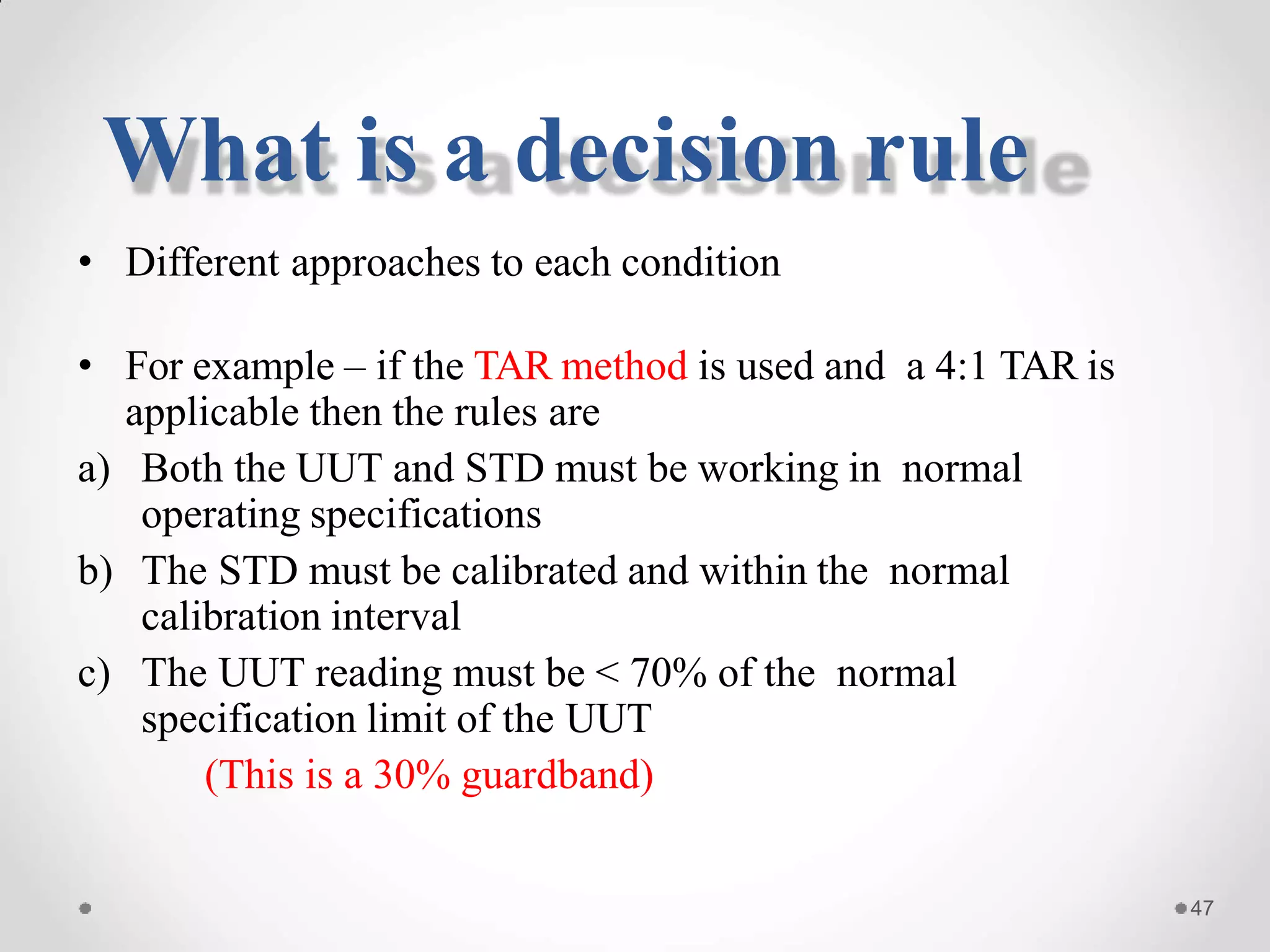 What is the decision rule all about? | PPTX