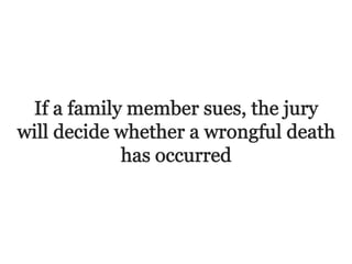 What is the Definition of Wrongful Death? | PDF