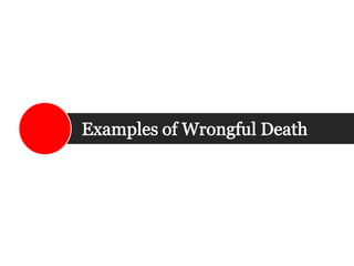 What is the Definition of Wrongful Death? | PDF