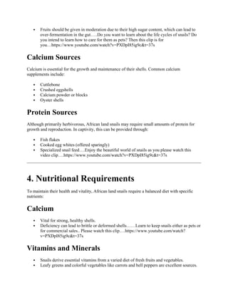 WHAT IS THE DIET OF AFRICAN LAND SNAILS..docx