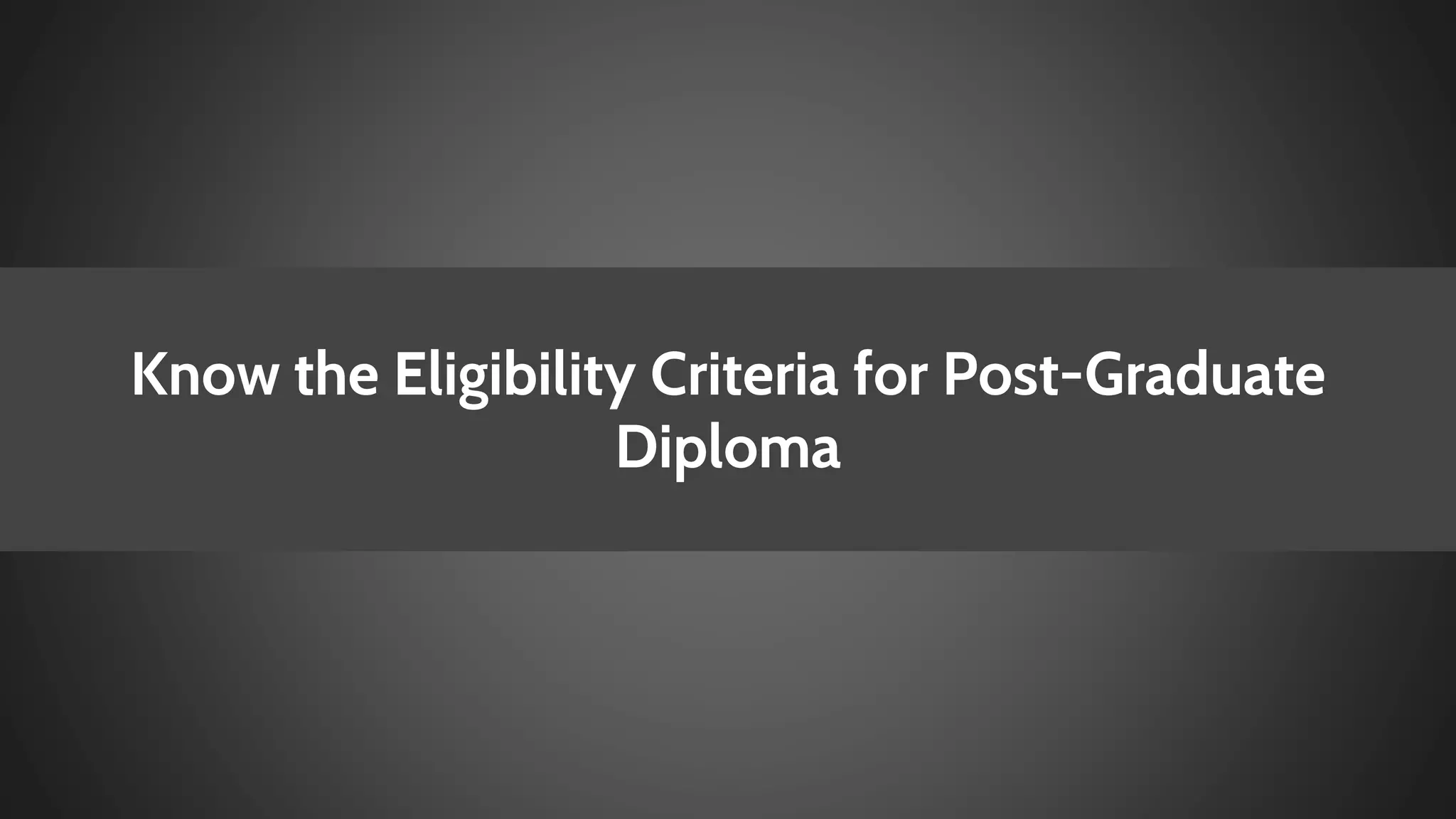 What is the difference between a diploma and a post graduate diploma | PPTX