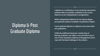 Postgraduate Diploma