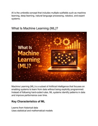 What Is the Difference Between AI and ML.pdf