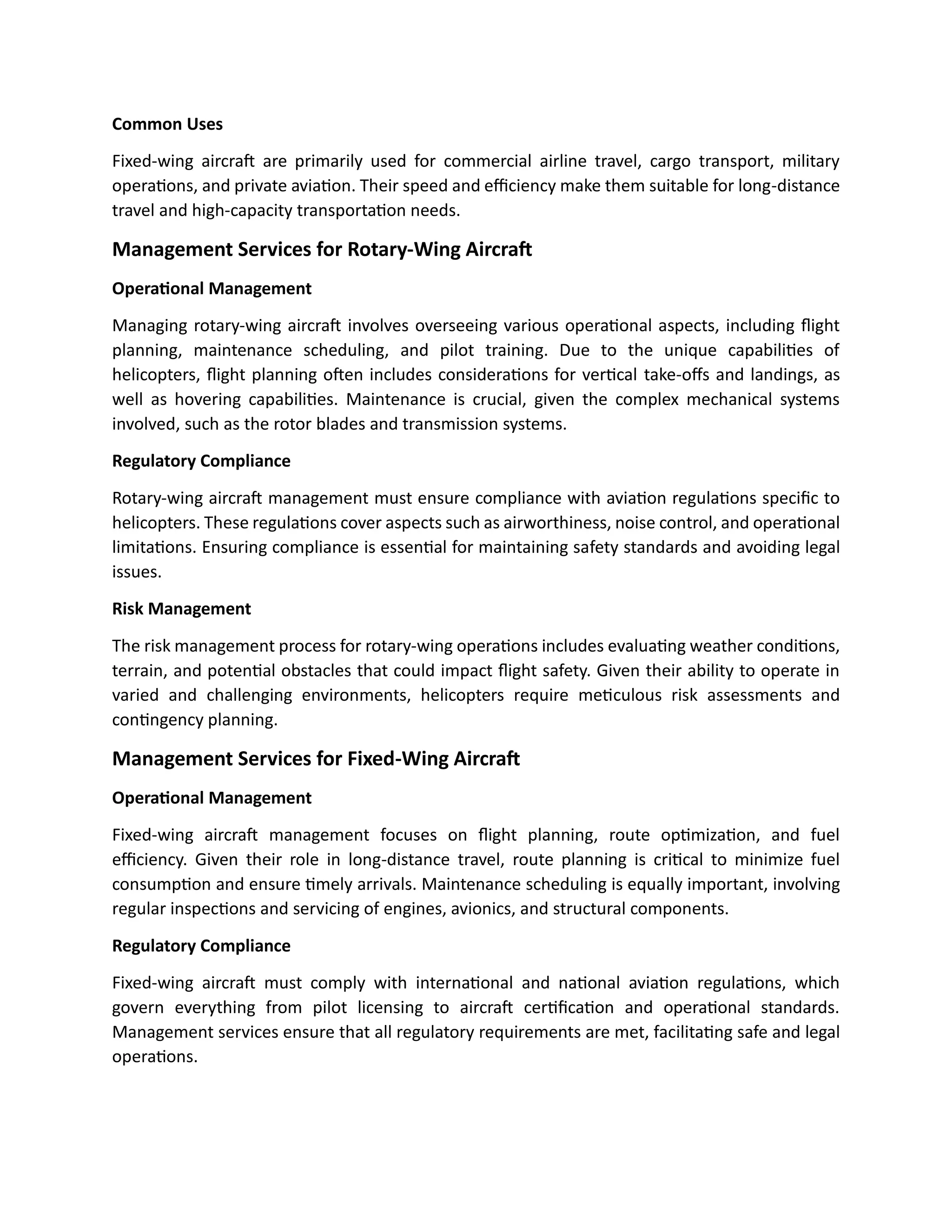 What is the difference between a rotary-wing and a fixed wing ...