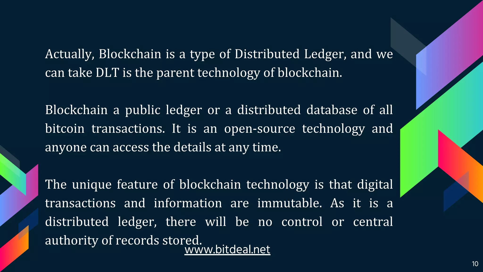 What is the Difference Between Blockchain and Distributed Ledger? | PPT