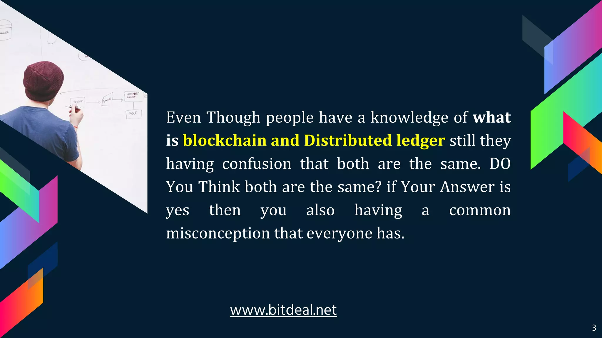 What Is The Difference Between Blockchain And Distributed Ledger Ppt