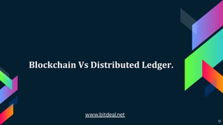 What is the Difference Between Blockchain and Distributed Ledger? | PPT