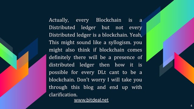 What Is The Difference Between Blockchain And Distributed Ledger Ppt